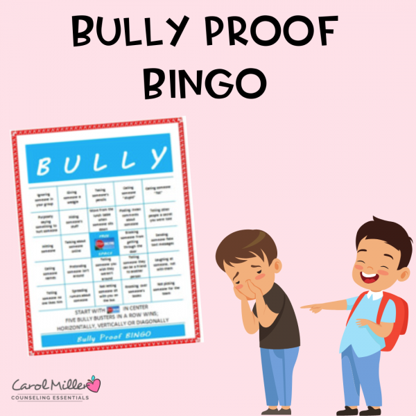 Bully Proof Bingo – Counseling Essentials